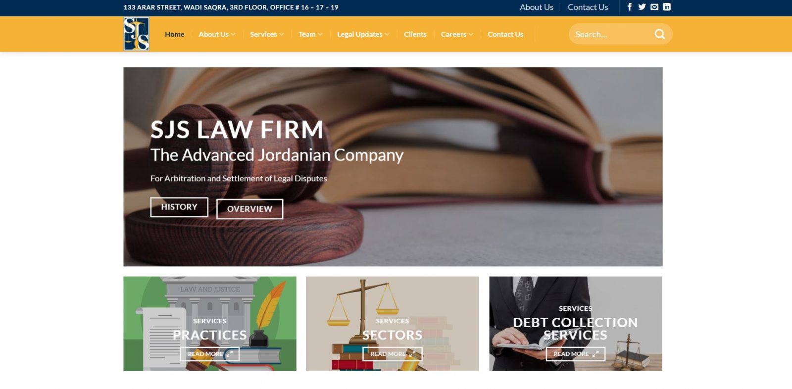 SJS Law firm Website & Law firms Management System Development - شركة ...