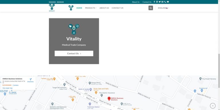 Vitality Website Design - OMEGA Business Solutions LLC